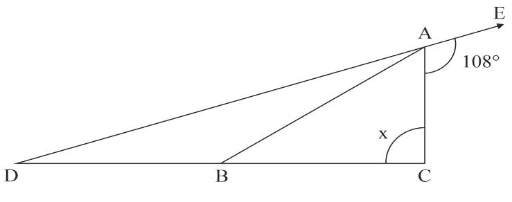 Exterior Angles of a Triangle Contains Questions With Solutions ...
