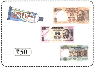 A 2 rupees note can be exchanged for 1 rupee notes