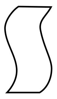 Try to find the line of symmetry in the capital letters of English alphabet