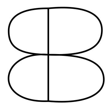 Try to find the line of symmetry in the capital letters of English alphabet