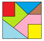 A tangram is a puzzle made up of seven shapes that can be arranged to ...