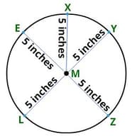 The circumference of a circle must be