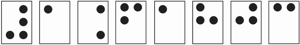 Braille system has dot patterns or characters