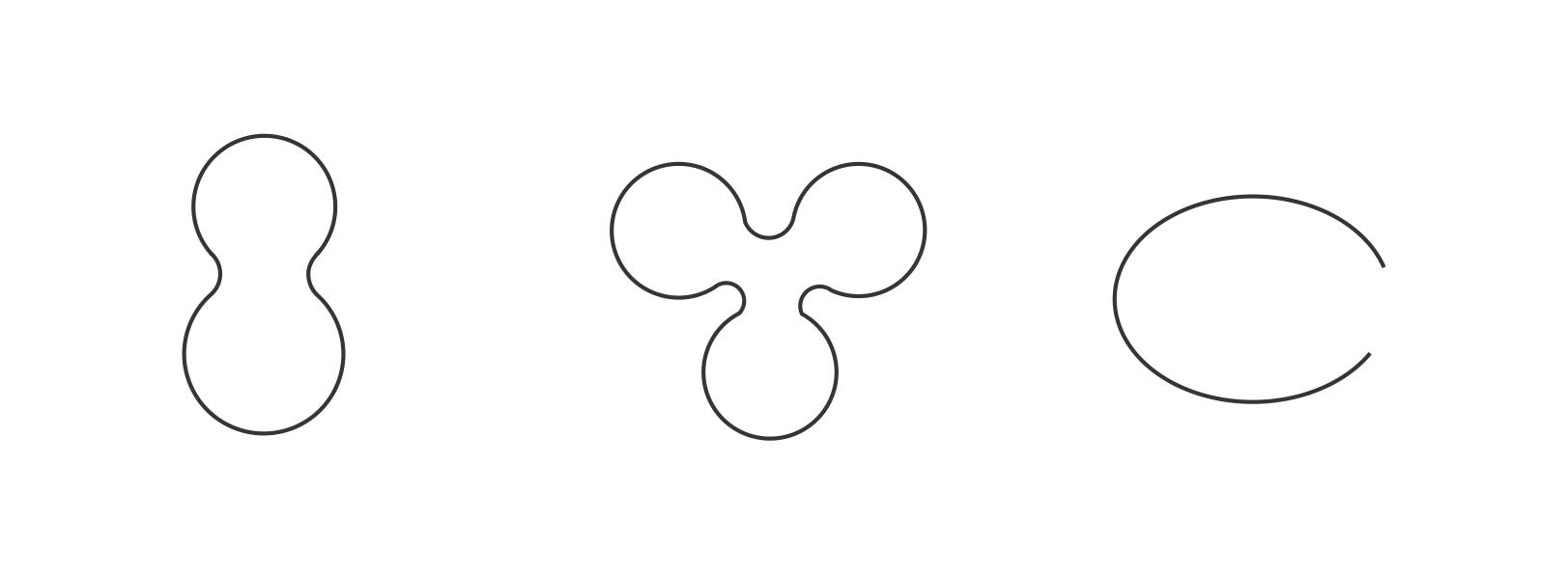 Look at all the given patterns made from lines Pick the pattern which ...