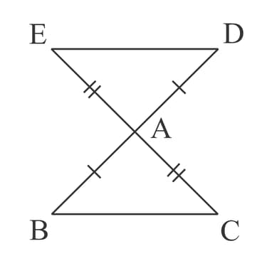 If the base of an isosceles triangle is produced on both sides prove ...