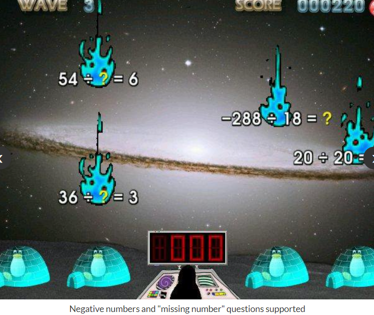 Which is the Title Screen of Tux Math