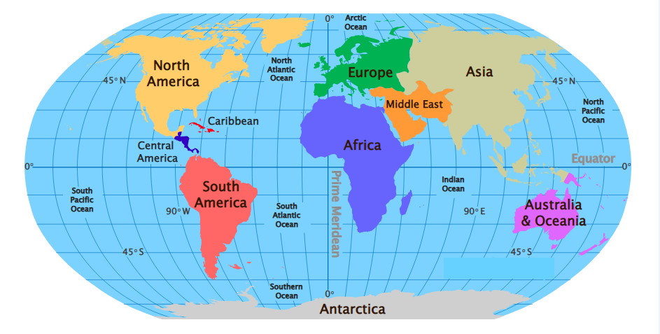 Atlas With Latitude And Longitude