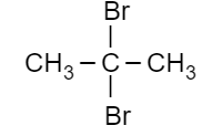 1Methylethylene oxide on reaction with an excess of HBr produces