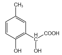 pcresol reacts with chloroform in alkaline medium to give the compound ...
