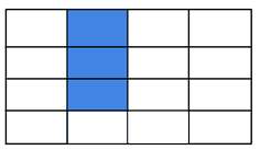 The denominator of the fraction of rectangles that are coloured in the ...