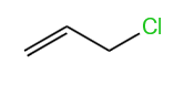 In the reaction of chlorine with propene at450C the major product is