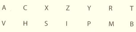 Circle the alphabets that will not show lateral inversion