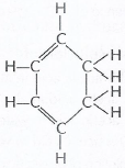 Structural formula of benzene is