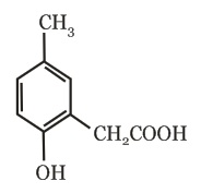 pcresol reacts with chloroform in alkaline medium to give the compound ...