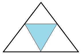 Draw the net of a triangular pyramid
