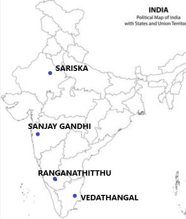 Wildlife Sanctuaries In India Map With States - Infoupdate.org