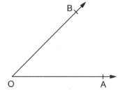 Draw an angle of 50 with the help of a protractor Draw a ray bisecting ...