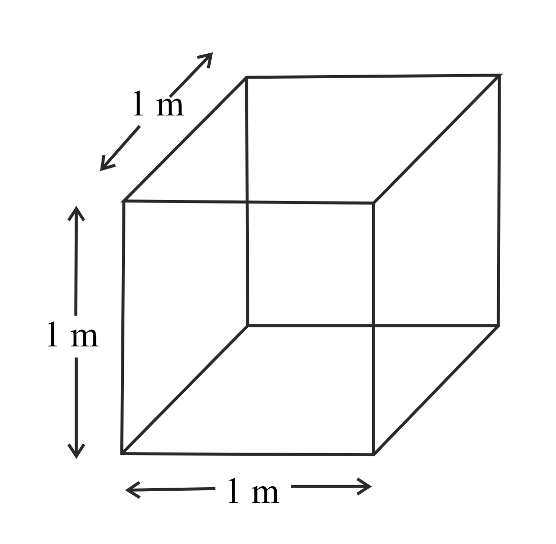 State and define the SI unit of volume